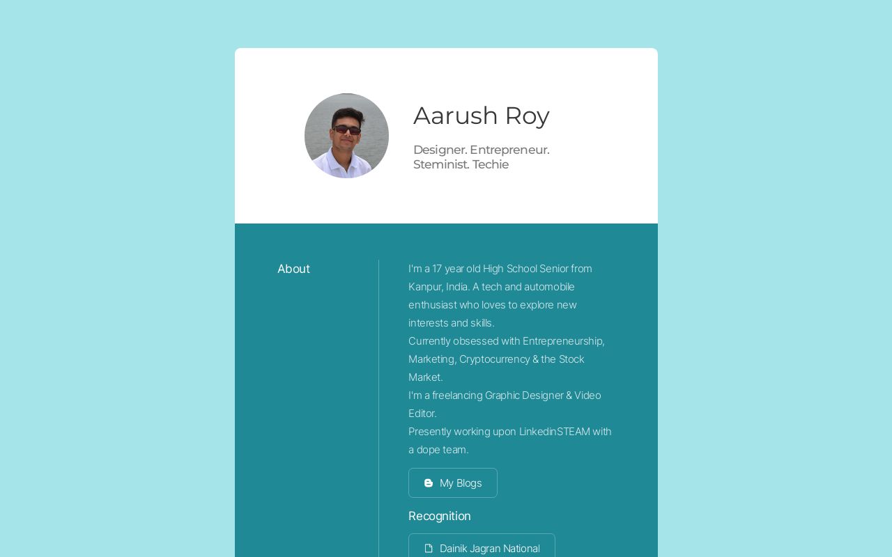 Aarush Roy
